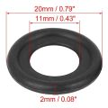 10Pcs Black Rubber Oil Drain Plug Gaskets Washer Replacement for ...