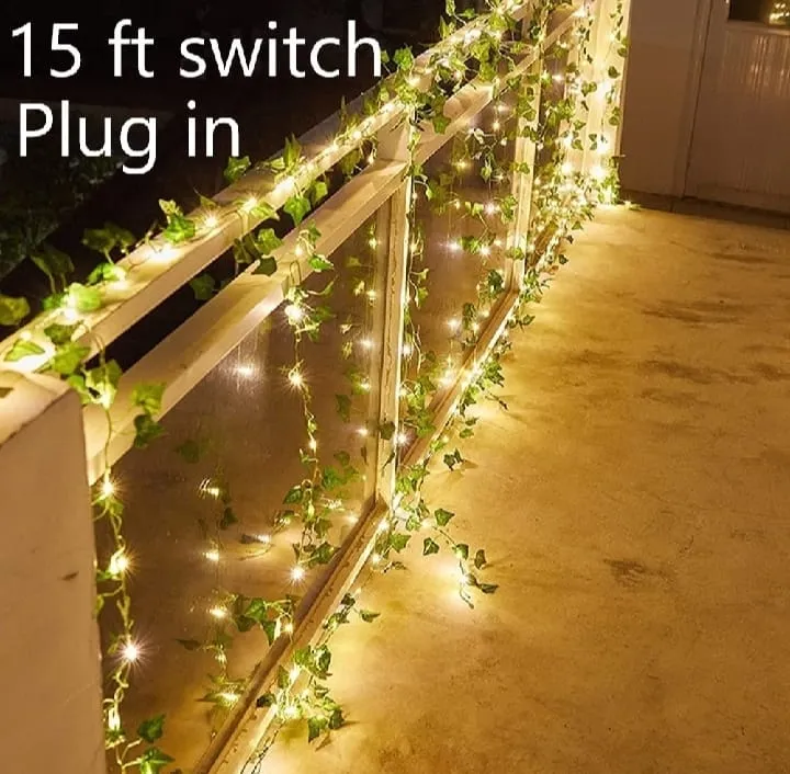 Artificial bail fairy lights string for home, office, wedding, function ...