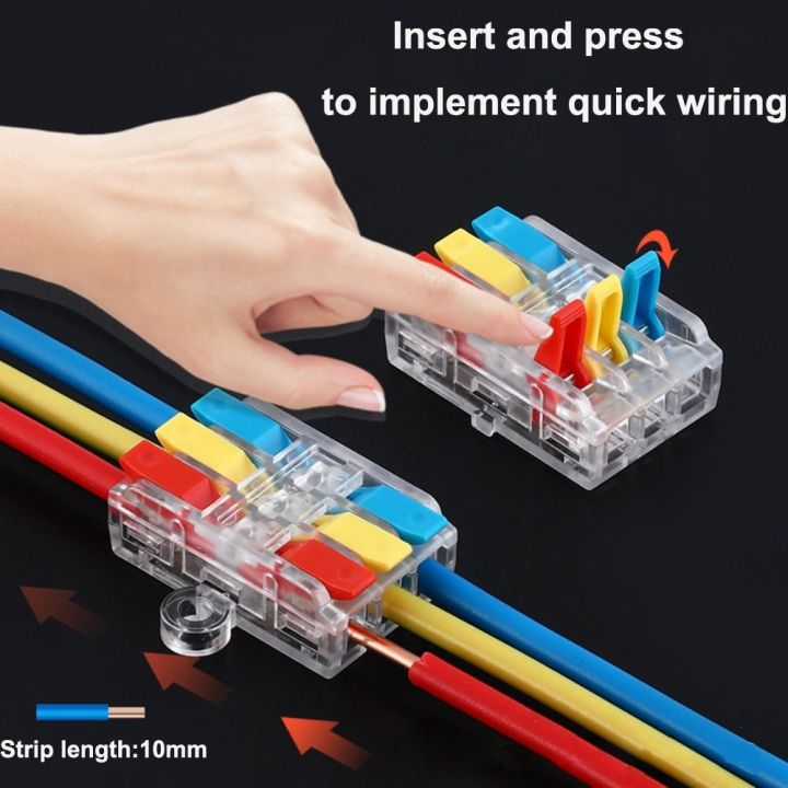 Quick Electrical Cable Splice Mini Quick Terminal Block Universal ...