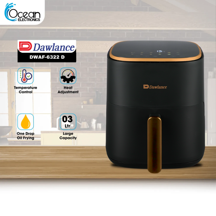 Dawlance Air Fryer DWAF-6322 D 5.5 Liters One Drop Oil Frying and ...