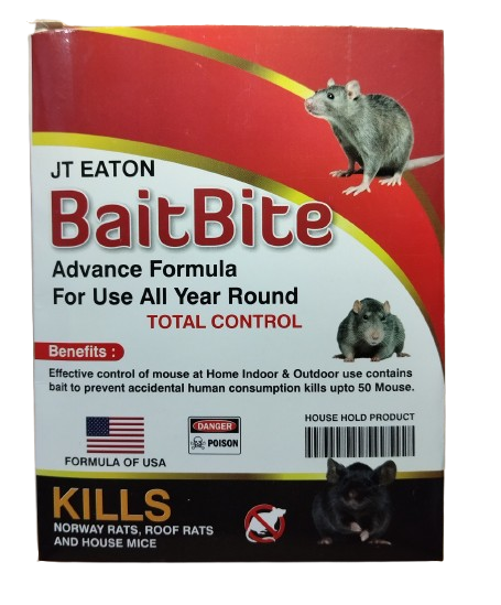 BaitBite Rat Killer 35gm rat poison USA Imported terminix mouse rat ...