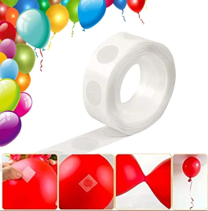 Tape for balloon Adhesive of Point Dots Balloon Glue Removable Adhesive ...