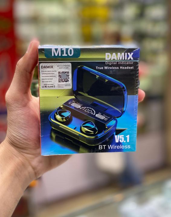 Damix M10 TWS Bluetooth Headphones 3500mAh Charging Box Wireless ...