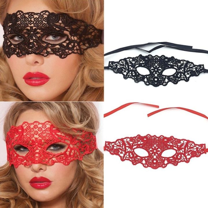 New Face Hollow Lace Eye Fancy Cosplay Prom Props Lace Masquerade Half ...