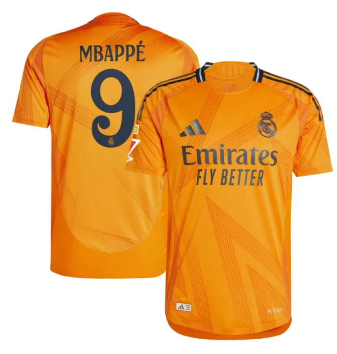 Original Mbappe shirt Orange Edition Real Madrid - Available | Daraz.pk