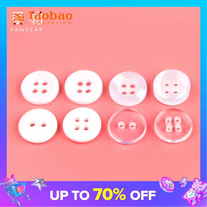 Transparent Resin Shirt Button Shirt Button Versatile Men and Women ...