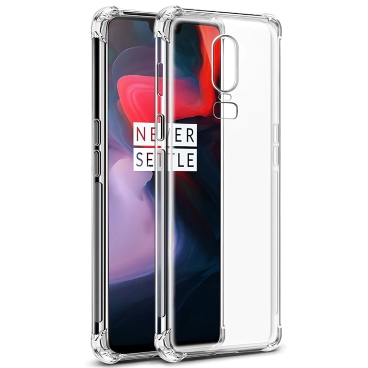 ONEPLUS 6T SOFT SILICON TPU TRANSPARENT BACK COVER | Daraz.pk