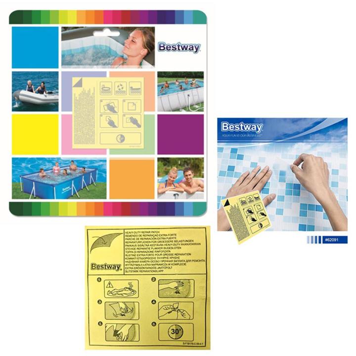 Bestway - 10 Water Resistant Adhesive Patches For Pool and Inflatable ...