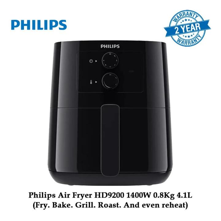 Philips Essential Airfryer HD-9200 - Fry with up to 90% less fat ...