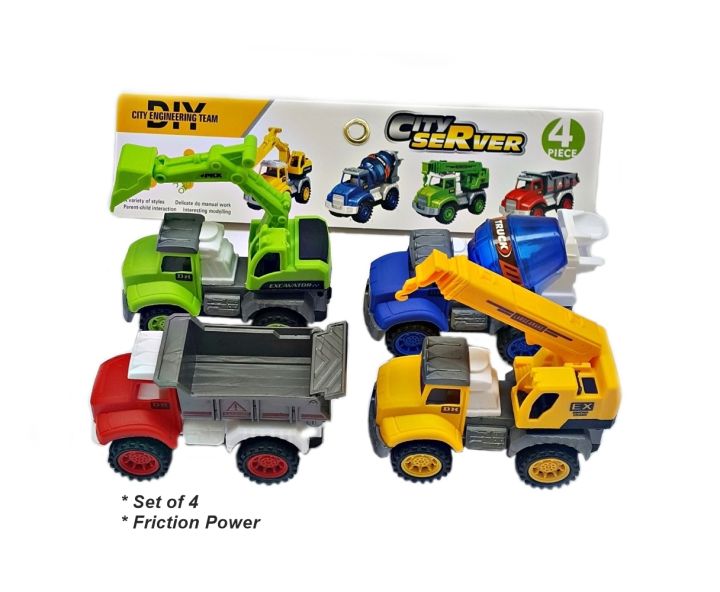 Trucks set of 4 with Friction power | Daraz.pk