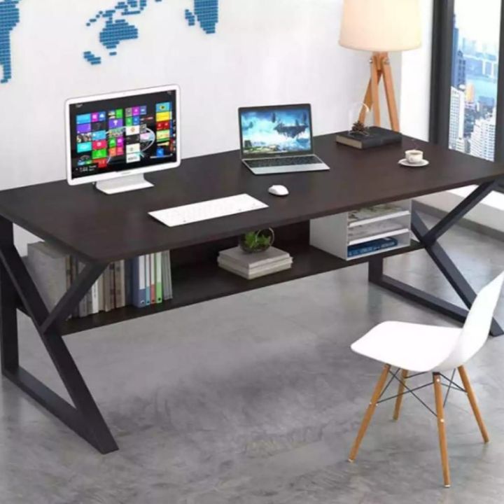 36 inche and 48 inches, Office Table, Desktop Table With Book Shelf ...