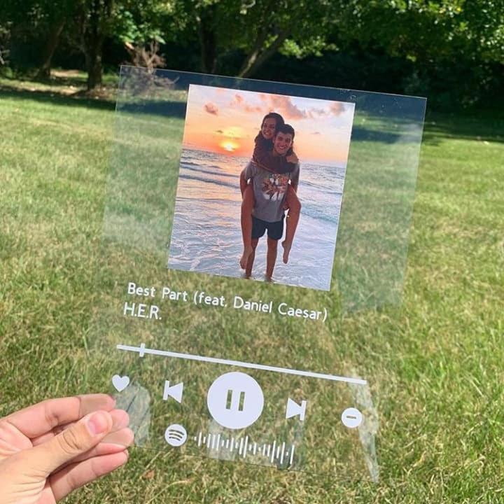 Customize Spotify Glass Sheet with your favorite picture and song | Daraz.pk