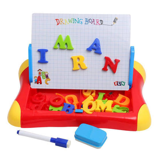 2 in 1 Magnetic Educational Writing And Drawing Board Magnetic ...