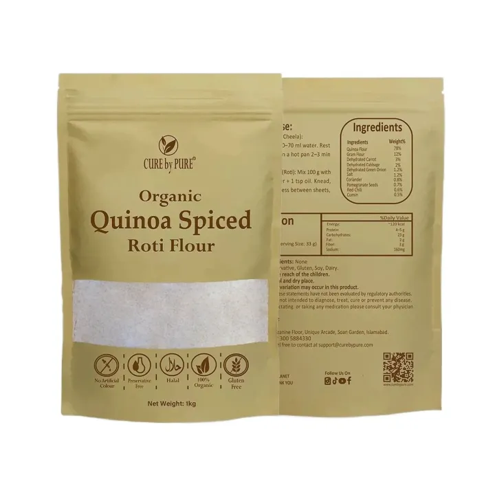 Organic Quinoa Spiced Roti Flour Healthy Gluten-Free Flour for Soft ...