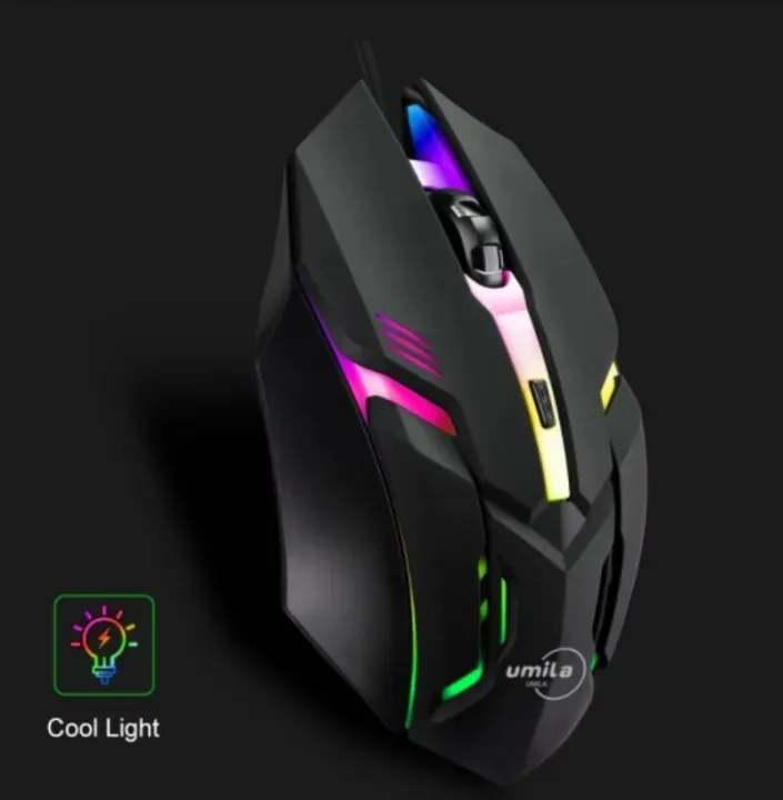 Gaming Mouse/ Mouse With 7 LED RGB Backlit RGB Mouse Wired Gaming Mouse ...