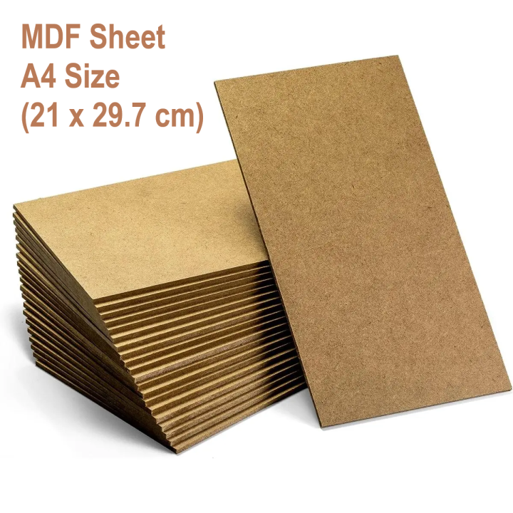 Wood Ply 8.3 X 11.7 inches (A4 Size) Press Wood Sheet MDF Board for ...