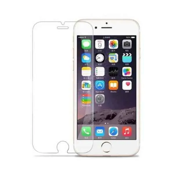 Iphone 6+ / 7+ / 8+ - 2.5D Plain & Polished - Protective Tempered Glass - Premium Quality ...
