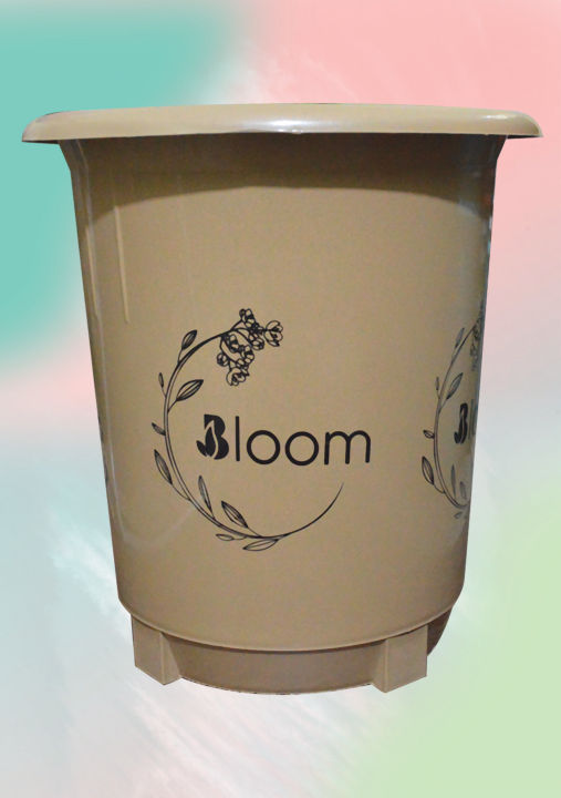 Bloom Small Plastic Waste Bin - Stylish Dustbin for Room, Kitchen ...