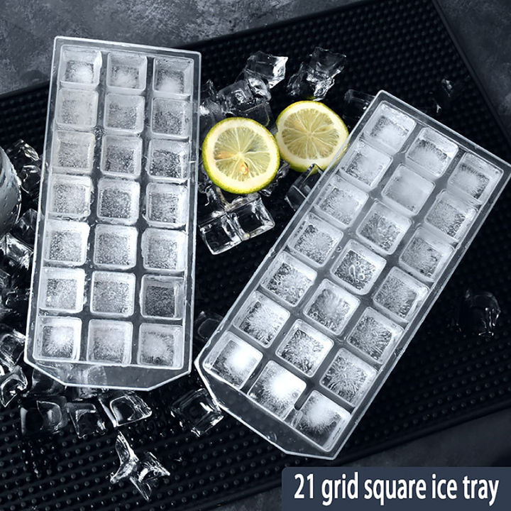 Kitchen accessories 1Pc 21 Grids Thicken Plastic Ice Cube Mold DIY ...