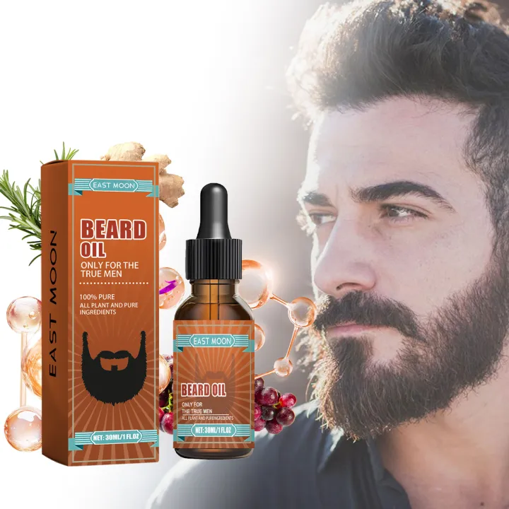 RKcode Beard Growth Essential Oil Nourish Smoothing Shiny Strengthens ...