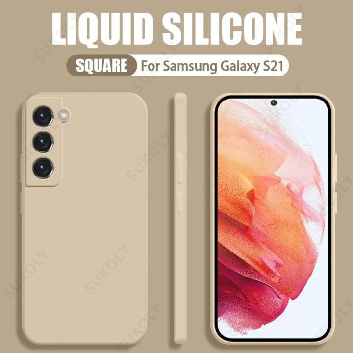 Liquid Silicone Soft Case Cover Camera Protection Microfiber Cloth Back Case For Samsung Galaxy ...