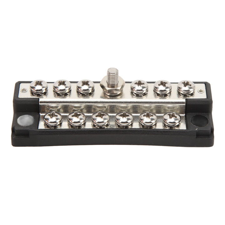 Terminal Blocks, Flame Resistant Base 12 Terminal Power Distribution ...