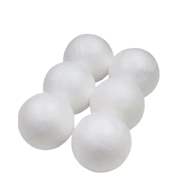 Thermocol (Thermopol) Balls size 6 cms dia , set of 6 | Daraz.pk