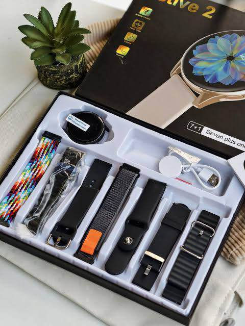 Active 2 7in1 Smartwatch Set – 1 Smartwatch + 7 Straps + Magnetic ...
