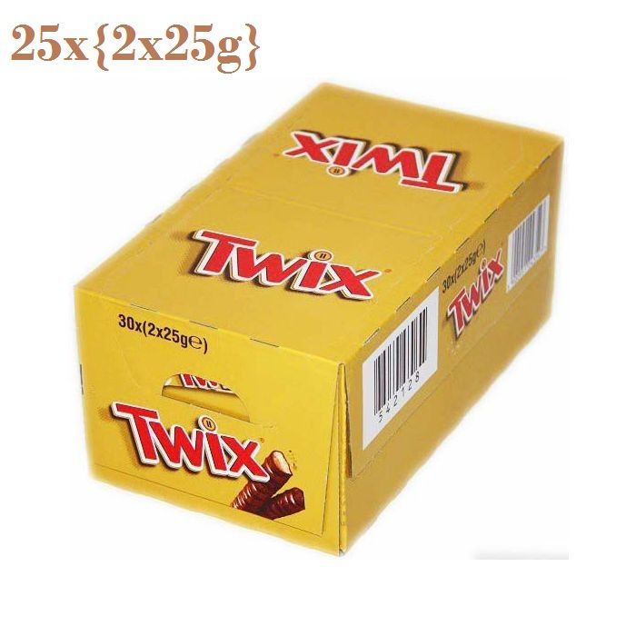 Chocolate Bar Complete box Twix 25x Per Box | Daraz.pk