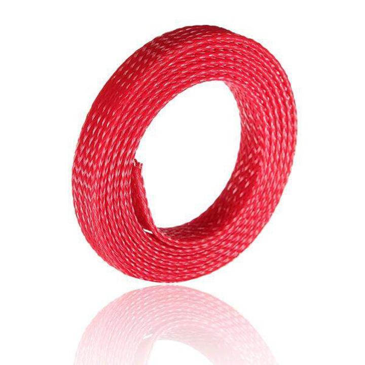 1M 8mm Braided Expandable Auto Wire Cable Gland Sleeving High Density ...