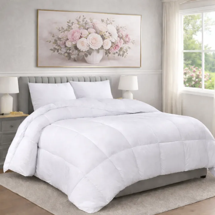 Luxury Quilted Comforter with Corner Tabs – Soft & Cozy Bedding Blanket ...