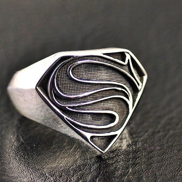 SuperMan Logo Metal Rings For Men | Daraz.pk