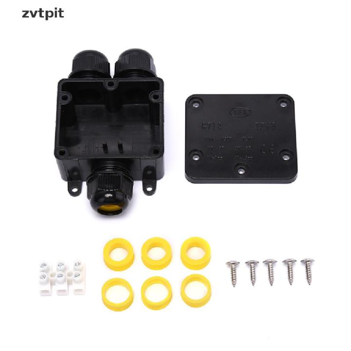 [ZVPT] Waterproof IP68 Outdoor 3 Way Junction Box 3 Pin Electrical ...