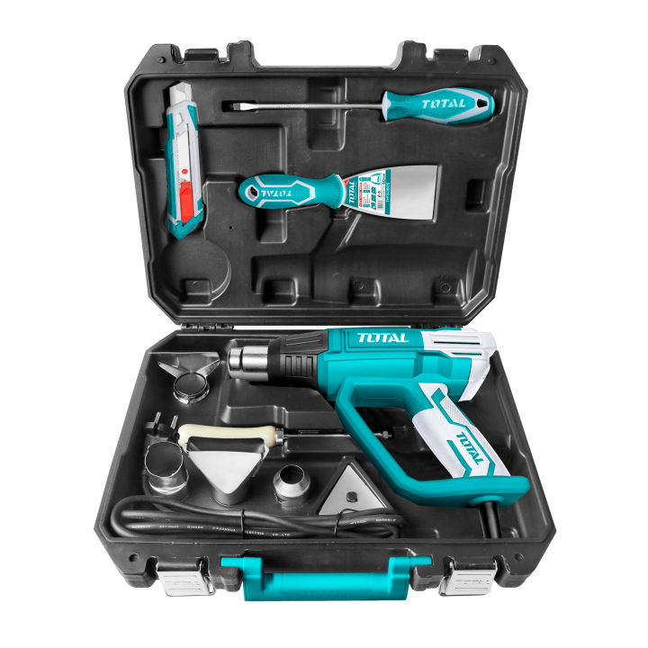 TOTAL 2000W Corded Adjustable Temperature with LCD Display Heat Gun ...