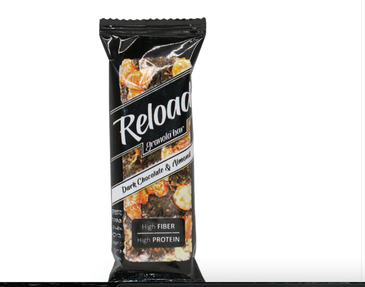Reload granola bar dark chocolate& almond 40g PACK OF 6 | Daraz.pk