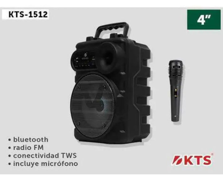 Best Quality Original KTS 1512 Bluetooth Speaker with Mic /4inches ...