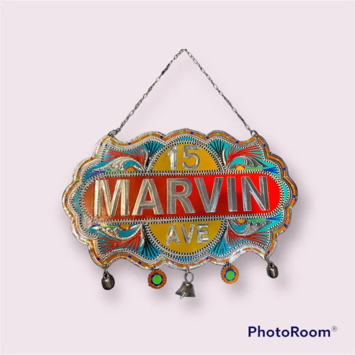 Chamak pati Name plate the hand made decoration item you can ...