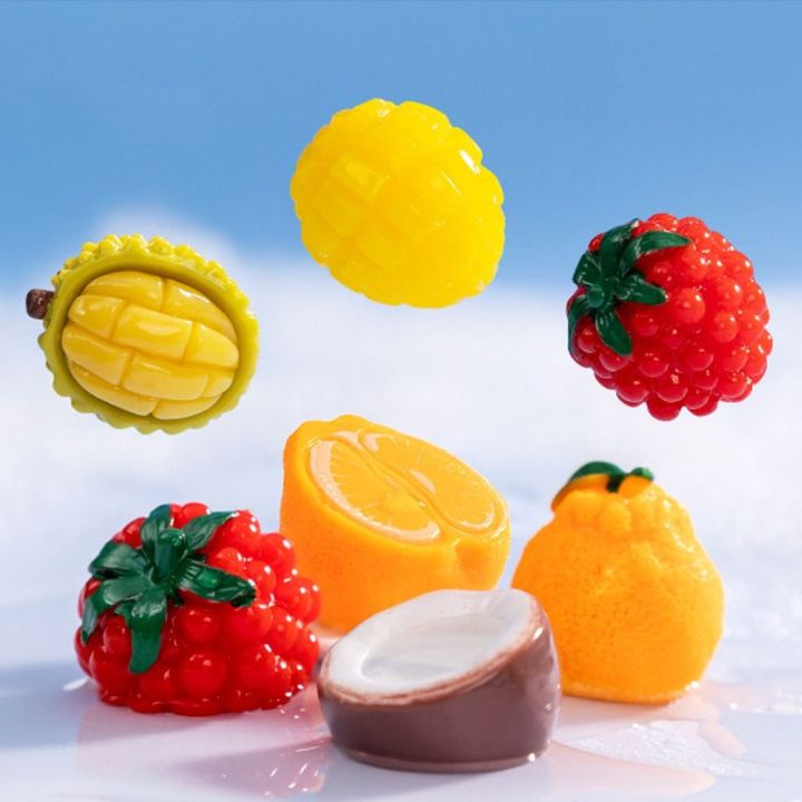 Festive Supplies Cute Simulation Fruit Figurines Mini Handicrafts Fruit ...