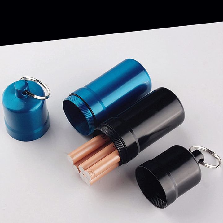 Metal Keychain Cigarette Case - Waterproof Cigarette Holder - 10 ...