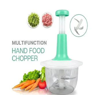 Manual Food Chopper Hand-operated chopper Hand-Powered Vegetable ...