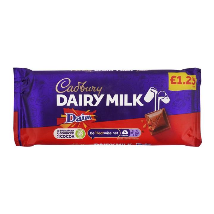 Cadbury Dairy Milk Daim Chocolate 120gm | Daraz.pk