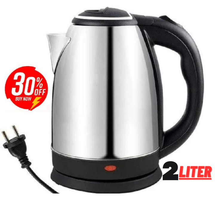 Electric Kettle - stainless steel body - 2.0 Liter - 1500W - Fast ...