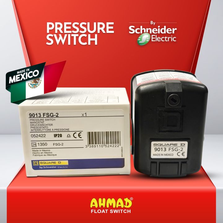 Water Pump Pressure Switch Automatic Pump ON/OFF 220v controller Square ...