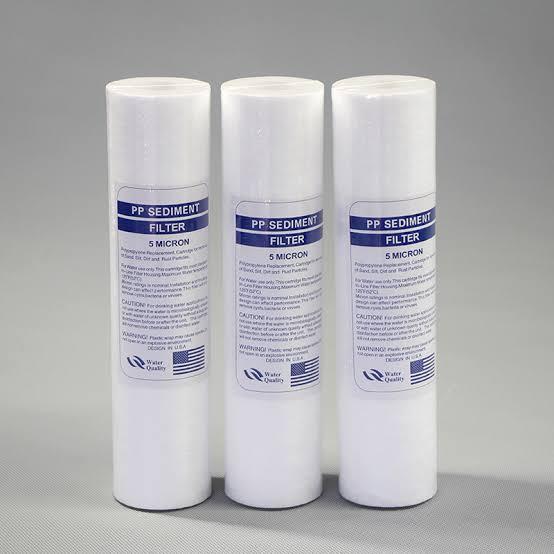 5 micron PPF Water Filter Replacement | Set of 3 Pcs | Daraz.pk