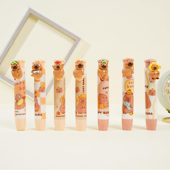 Cute Retractable Capybara Eraser Soft Clean Mechanical Eraser Student ...
