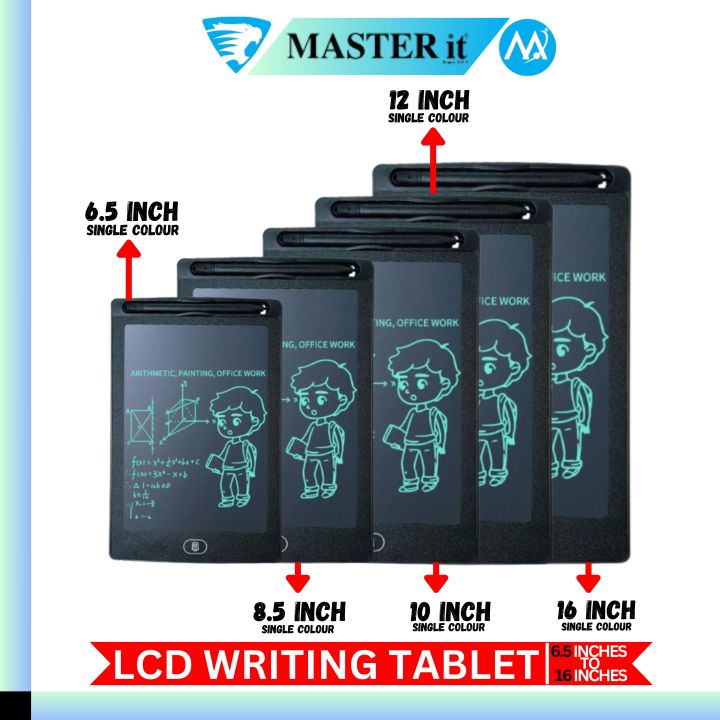 Single Colour LCD Writing Tablet Upto 16 Inches For Kids - Drawing ...