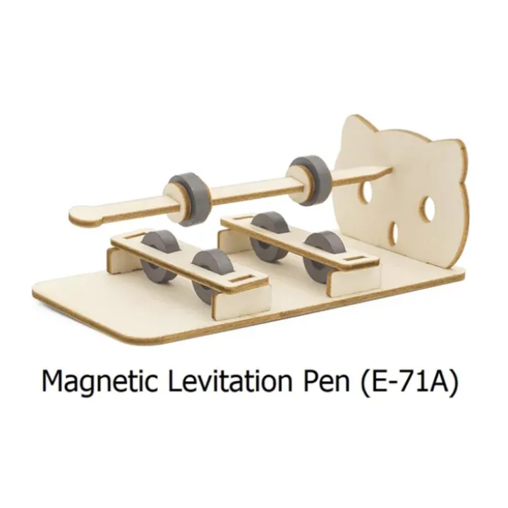 EDUCATIONAL WOODEN MAGNETIC LEVITATION STEM TOY FOR KIDS (DIY TYPE ...