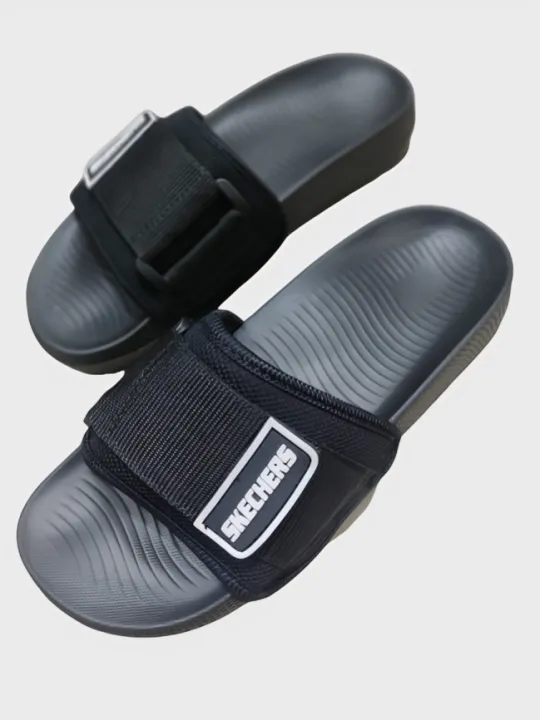 Skechers Men's Adjustable Slide Sandals – Lightweight Comfort for ...