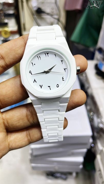 🤍 White Arabic Aura Watch – Purity, Culture, and Timeless Elegance ...