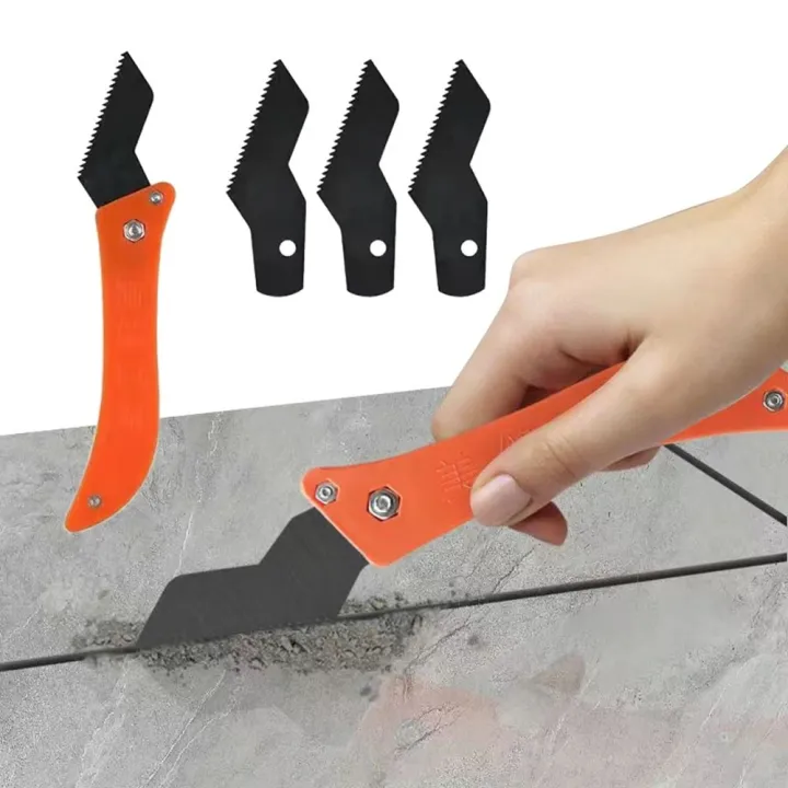 Steel Tile Gap Grout Cleaning Remover Space Saving with Blades ...